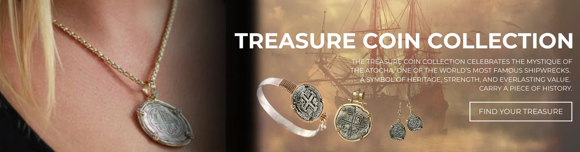 Treasure Coin Jewelry | Unique Coin Bracelets & Pendants | Beverly's ...